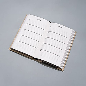 Canvas One Line a Day: A Five-Year Memory Book (Yearly Memory Journal and Diary, Natural Canvas Cover)