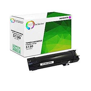 TCT Premium Compatible High Yield Toner Cartridge Replacement for Dell 5130CDN Printers (Black 330-5846, Cyan 330-5850, Magenta 330-5843, Yellow 330-5852) - 4 Pack