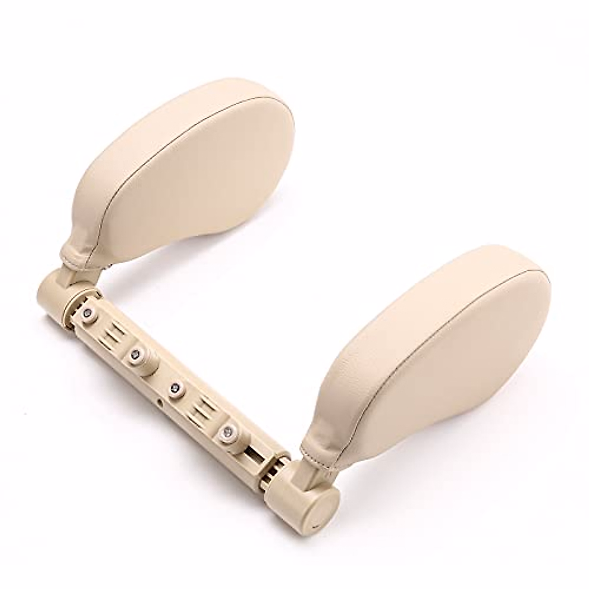 cxyhzq car seat headrest Pillow,Road pal headrest,Left and The Right 3 Levels Adjustable, U haped car leeping Pillow for Kids (Beige)