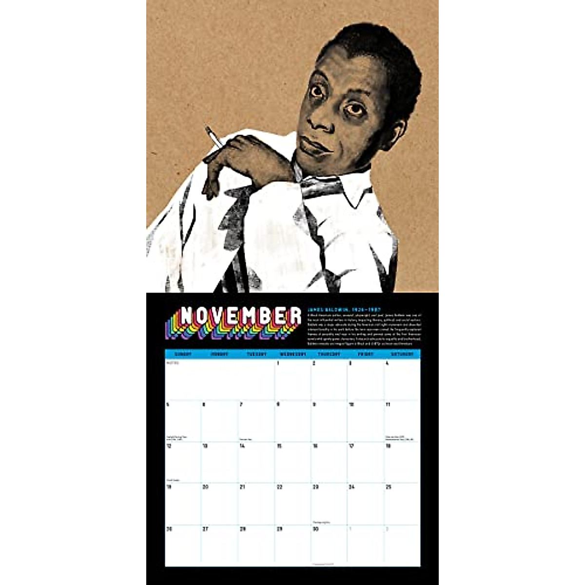 2023 Queer All Year Wall Calendar: Inspiring LGBTQ+ Icons to Celebrate Pride Every Day (17-Month Art Gift)