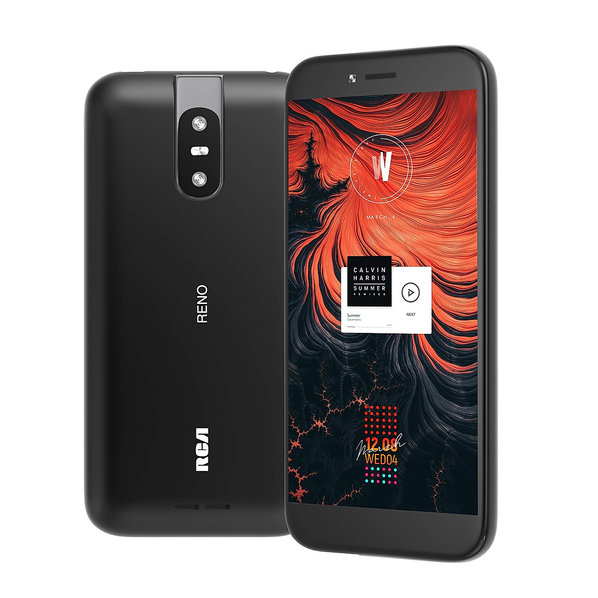 RCA Reno Smartphone, 4G LTE, 16GB, Android 10, Black - GSM Unlocked