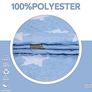 Fridge Dust Proof Cover Wash Machine Top Cover with Storage Bag Organizer (Star)