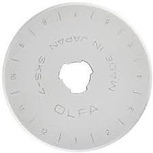 The maximum sharpness / Made in Japan /OLFA 45 mm tungsten steel Ergonomic Rotary Cutter & 45mm Rotary Blade Refill, 1-Pack Value Set