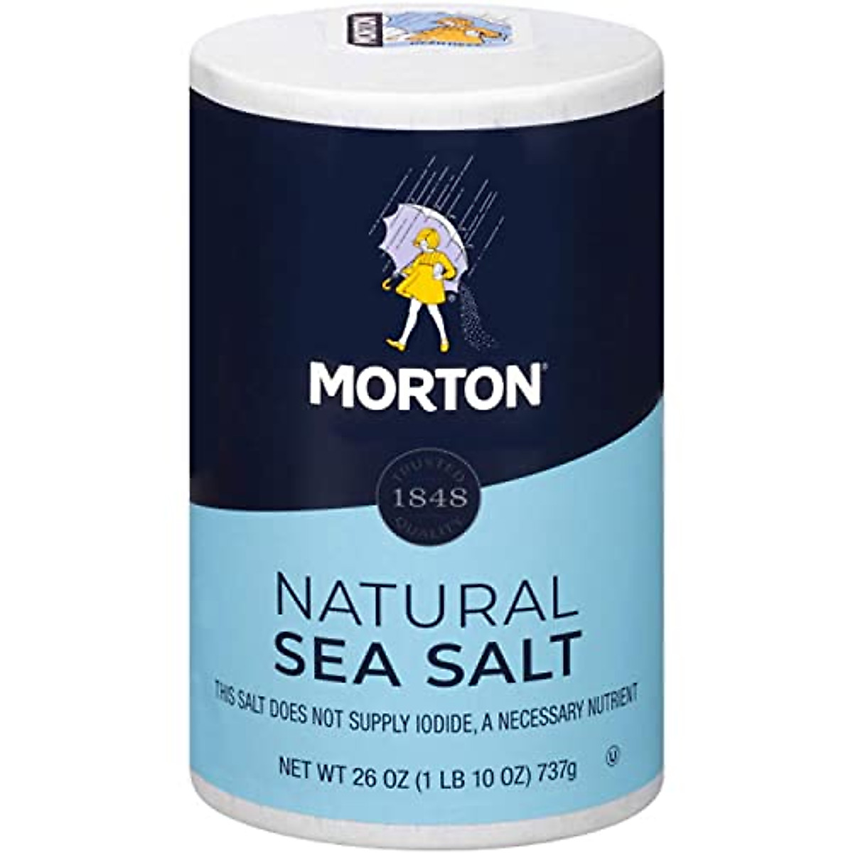 Morton Sea Salt, Natural All-Purpose, 26 Ounce