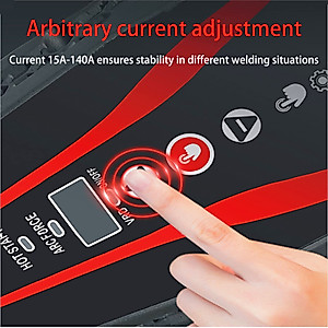 Welder Machine HBCHEN 110V Handheld Portable Welding Machine,Digital screen display, 1.6-3.2mm Stick Welder,20-200A Welder Machine Kit