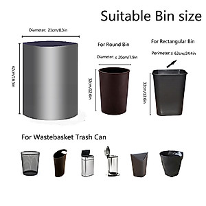 Small Trash bag,Gereen 0.8-1.2 Gallon Drawstring Trash bag Garbage Bag Trash Can Liner,Extra Strong 120 Counts for Home,Office,Car (White, 0.8-1.2 Gallon(120 Count))