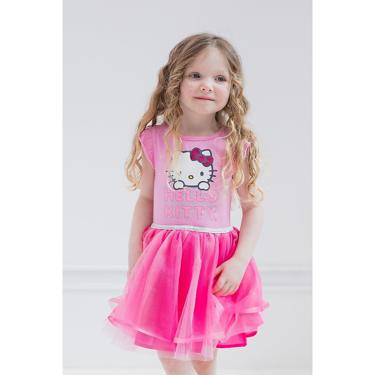 Hello Kitty Big Girls Tulle Dress Pink 14-16