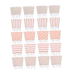 ULTECHNOVO 30pcs Popcorn Popcorn Boxes Popcorn Box Disposable Containers Paper Boxes for Food Mini Treat Boxes Snack Paper Box Sandwich Paper Cups Cardboard Popcorn Boxes Paper Storage Box