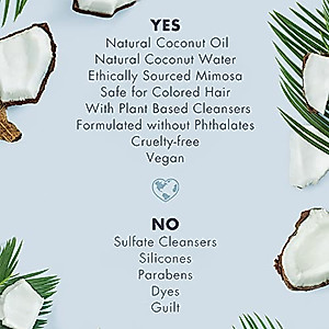 Love Beauty and Planet Volume and Bounty Thickening Shampoo and Conditioner Hair Care For Fine Hair Coconut Water and Mimosa Flower Sulfate-Free, Paraben-Free, Vegan 32.3 oz 2 Count