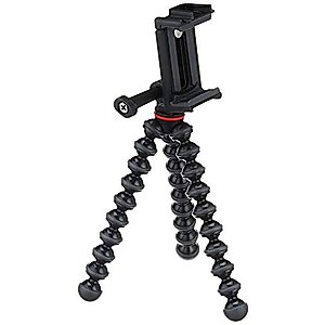Joby GripTight Smartphone/Action Camera Flexible Tripod Stand Kit, Black/Charcoal, 10 Oz (JB01515)