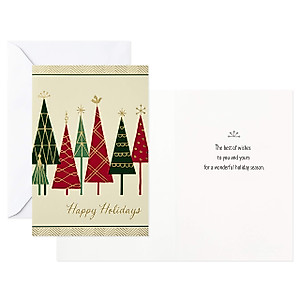 Image Arts Christmas Boxed Cards Assortment, Elegant Icons (4 Designs, 24 Cards with Envelopes)