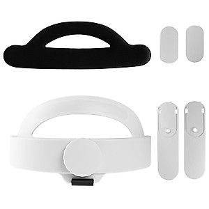 Seltureone Compatible for Quest 2 Head Strap, Replacement for Elite Strap, Adjustable Comfortable Strap with Head Cushion, Reduce Pressure for Quest 2 Accessories Headset