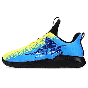 Soulsfeng Blue Marlin Running Sneakers 9.5 Sports Athletic Tennis Workout Gym Walking Shoes