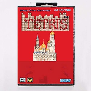 Aditi Tetris 16 bit MD Game Card With Retail Box For Sega Mega Drive For Genesis (JP Box)