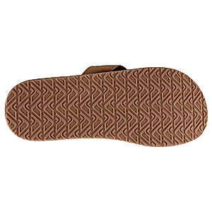 Reef mens Leather Smoothy Flip Flop, Bronze Brown, 12 US