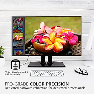 ViewSonic VP2468 24-Inch Premium IPS 1080p Monitor with Advanced Ergonomics, ColorPro 100% sRGB Rec 709, 14-bit 3D LUT, Eye Care, HDMI, USB, DP Daisy Chain for Home and Office