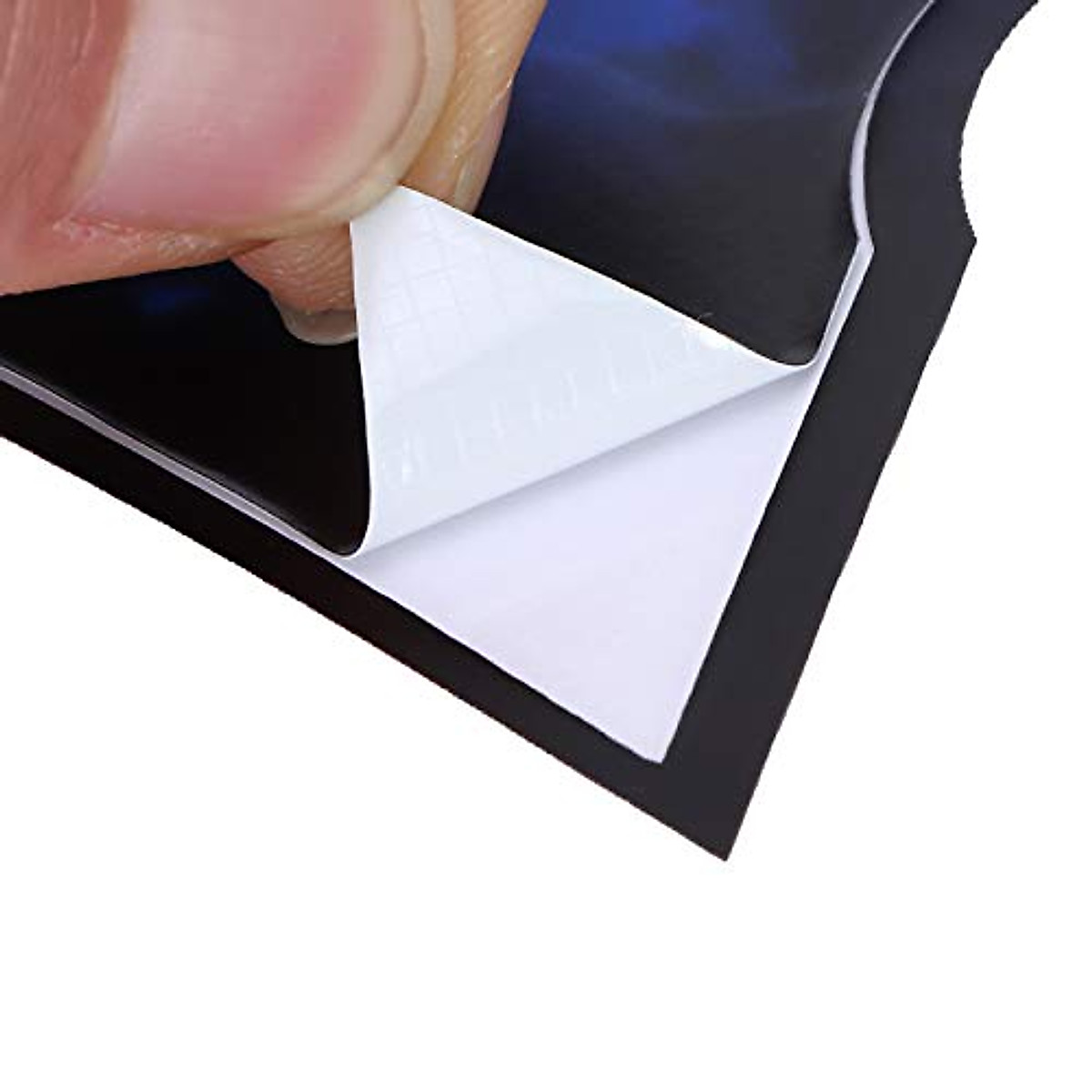 VR Glasses Protective Sticker, VR Headset Stickers Comfortable for Quest 2(Blue Flame Football)