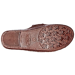 Surf Ware Brown Rubber Sandal, Hawaiian Classics Slide Slipper (8)