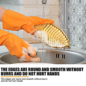 Giantree 1 Pcs Gold Spoon Rest for Kitchen Counter, Gold Spoon Rest for Stove up, Stainless Steel Spoon Rest for Kitchen Counter, Coffee Spoon Rest Utensil Rest for Spoon Dessert Jewelry Storage