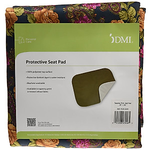 DMI Absorbent Washable Water Resistant Seat Protector Chair and Furniture Protector Pad, Tapestry