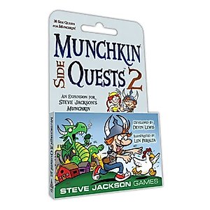 Munchkin Side Quests 2 by Steve Jackson Games, Strategy Board Game