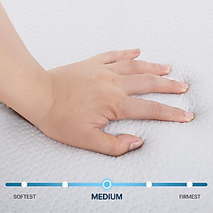 Dkelincs 4 Inch Folding Mattress Trifold Memory Foam Mattress Topper Portable Foldable Mattress for Camping, Guest, Yoga, White(Twin Size, 75X38X4)