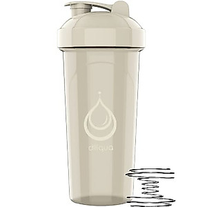 diliqua -4 PACK- 28 oz Shaker Bottles for Protein Mixes | BPA-Free & Dishwasher Safe | 4 large protein shaker bottle | Shaker Cups for protein shakes | Blender Shaker Bottle Pack