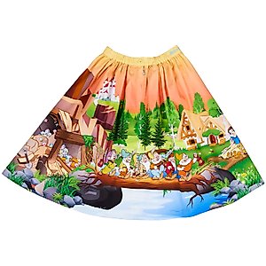 Loungefly Stitch Shoppe Disney Snow White: Smile and a Song Sandy Skirt, Size Extra-Large