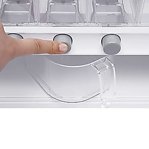 5-Grid Rice Dispenser, Dry Food Grain Dispense Wall Mounted Rice Container Kitchen Rice Storage Box Rice and Grain Storage Container Pantry Organization and Storage Suitable for Rice, Millet