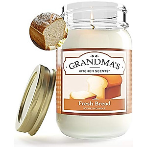 Stillwater Bath and Body Fresh Baked Bread Scented Candle for Home | Non Toxic Long Lasting Soy Candles | Delicious Scent | One Pint Mason Jar | Hand Made in The USA