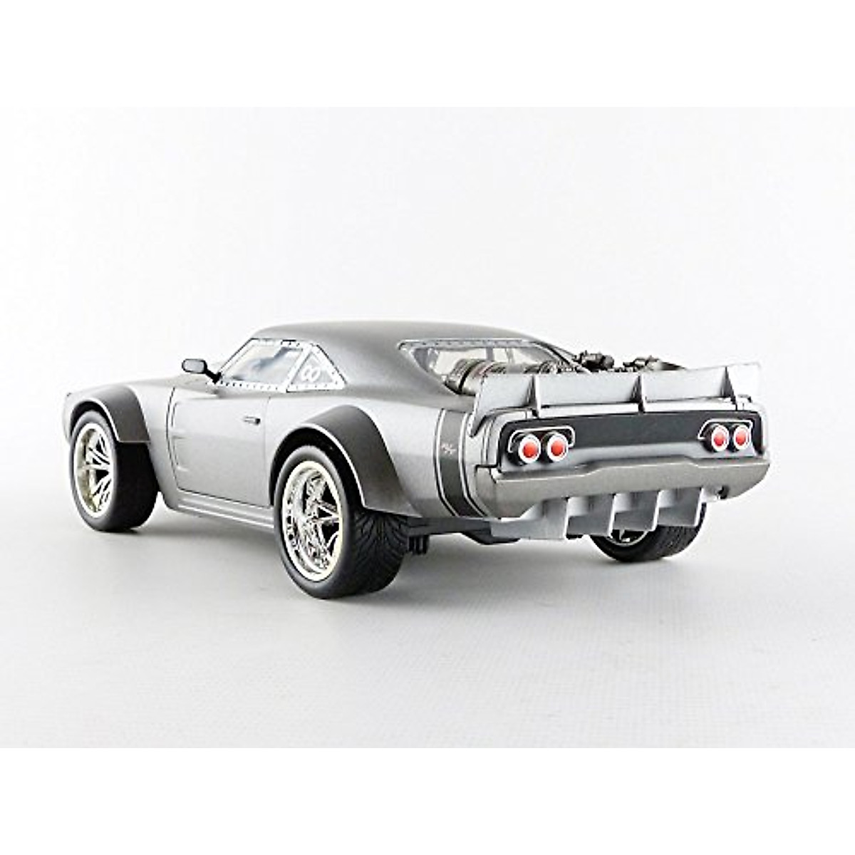 JADA Toys Fast & Furious 1:24 Dom's Ice Charger Die-cast Car, Toys for Kids and Adults, Silver (98291)