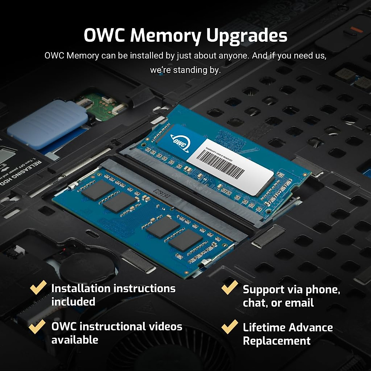 OWC 16GB DDR4 3200MHz PC4-25600 CL22 1.2V 260pin Non-ECC SODIMM Memory RAM Compatible with Dell Latitude 3420 3430 3440 3520 5411