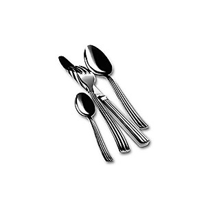 MEPRA 101922051 Sole 51-Piece Durable 18/10 Stainless Steel European Style Flatware Cutlery Set for Fine Dining, Dishwasher Safe, Service for 12