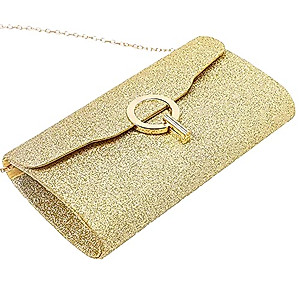 Nhicdns Clutch Purses for Women Evening Bags Envelope Clutch Handbags Wedding Party Prom Purse Black