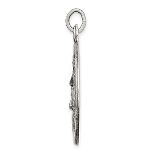 IceCarats 925 Sterling Silver Vintage Ecce Homo Jesus Christ Head Medal Necklace Religious Pendant Christian Faith Charm 38mm x 28mm Only