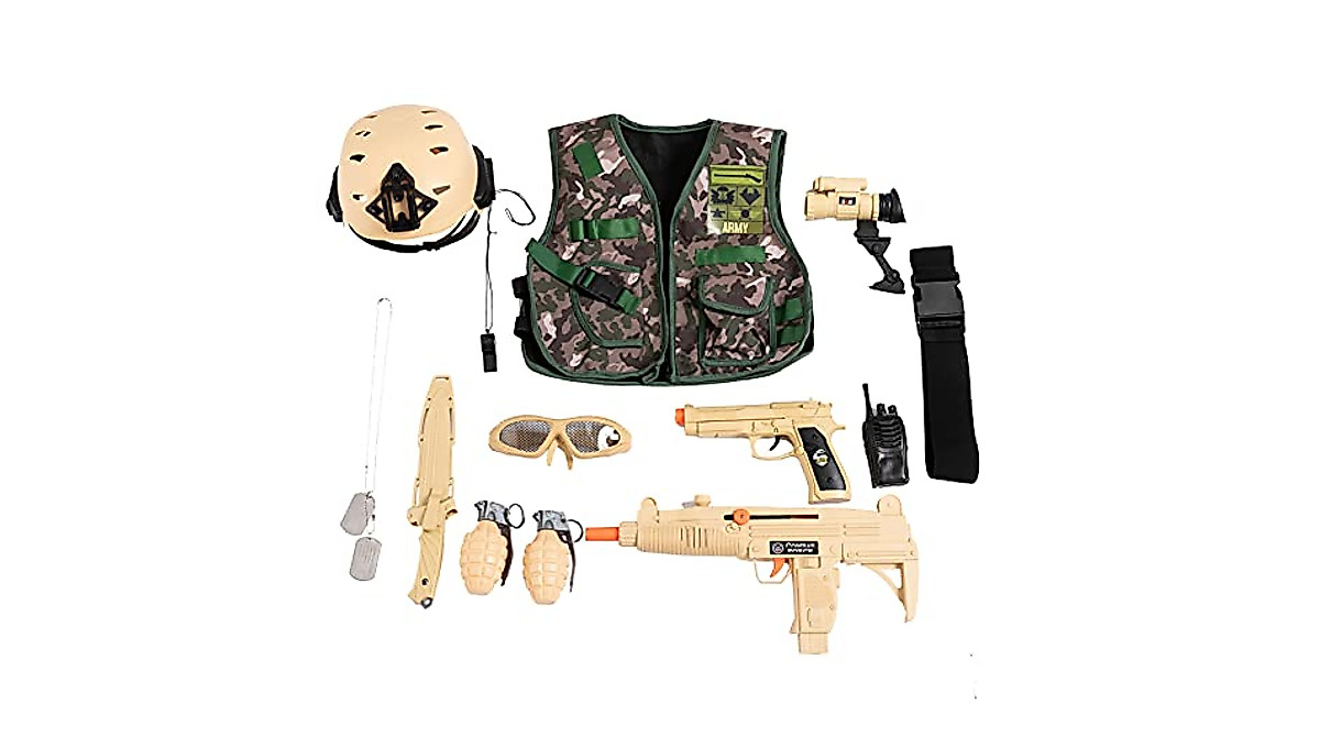JOYIN 12-Pc Army Costume Set for Kids - Ultimate Adventure