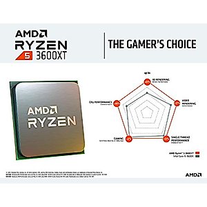 AMD Ryzen 5 3600XT 6-core, 12-threads unlocked desktop processor with Wraith Spire cooler