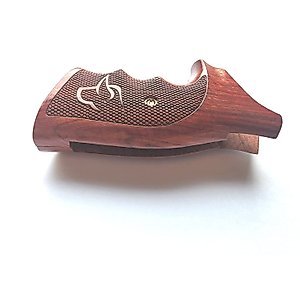 BMPL Hardwood Open Back Luxury Laser Grips Compatible with Taurus Medium/Large Frame.357 M44, 65, 66, 80, 82, 83, 96, 431, 441, 607, 608, 669 Revolver Handmade Handcraft