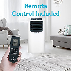 ACCUZONE Maxicool 11,000 BTU (SACC 6,000 BTU) Portable Air Conditioner 3-in-1 AC Portable, Dehumidifier, Fan for Rooms up to 350Sq ft.