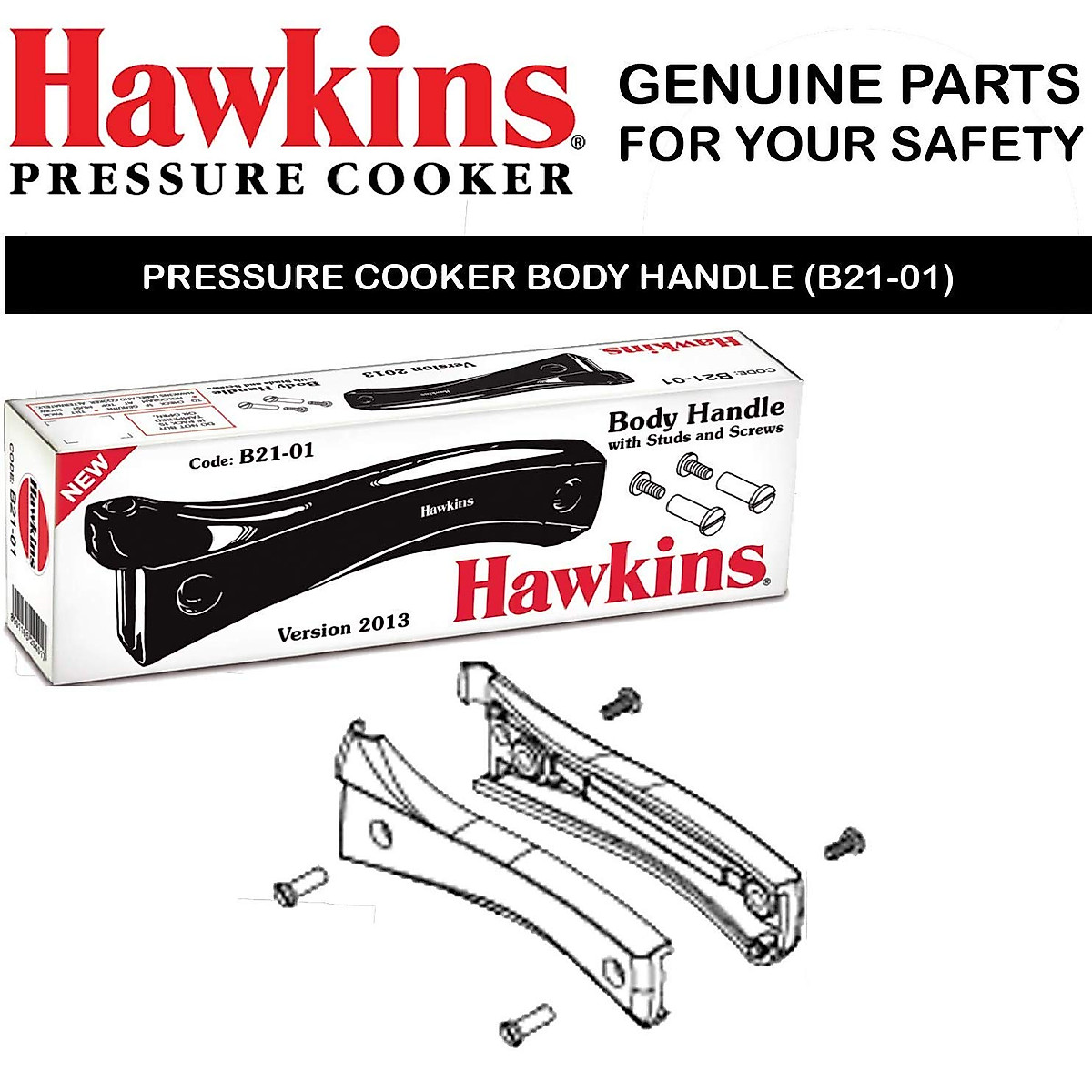 Body Handle for All Hawkins Pressure Cooker for B11-01