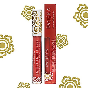 Pacifica Beauty Enlightened Gloss Mineral Lip Shine Poppy