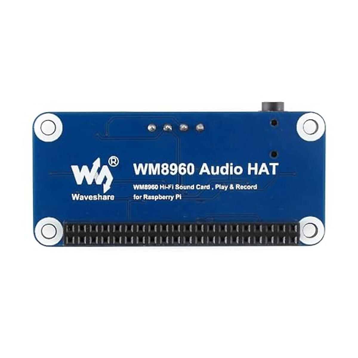 Waveshare WM8960 Hi-Fi Sound Card HAT Stereo CODEC Playing and Recording I2S Interface for Raspberry Pi Zero/Zero W/Zero WH/2B/3B/3B+