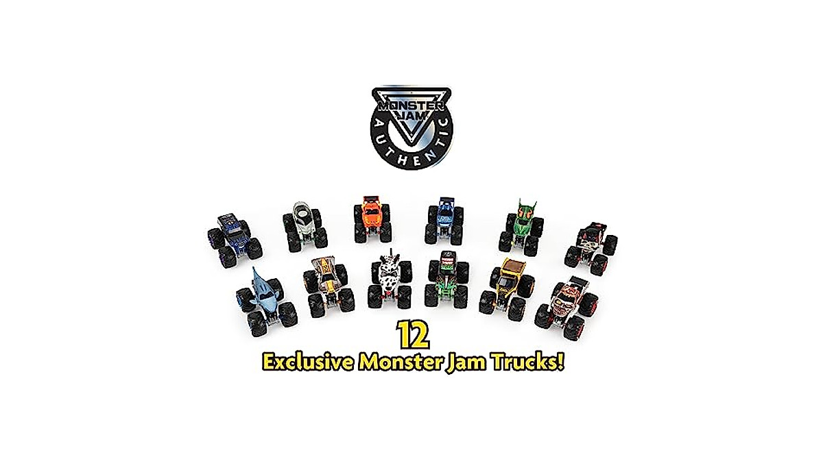 Monster Jam 12-Pack Die-Cast Trucks - Epic Fun!