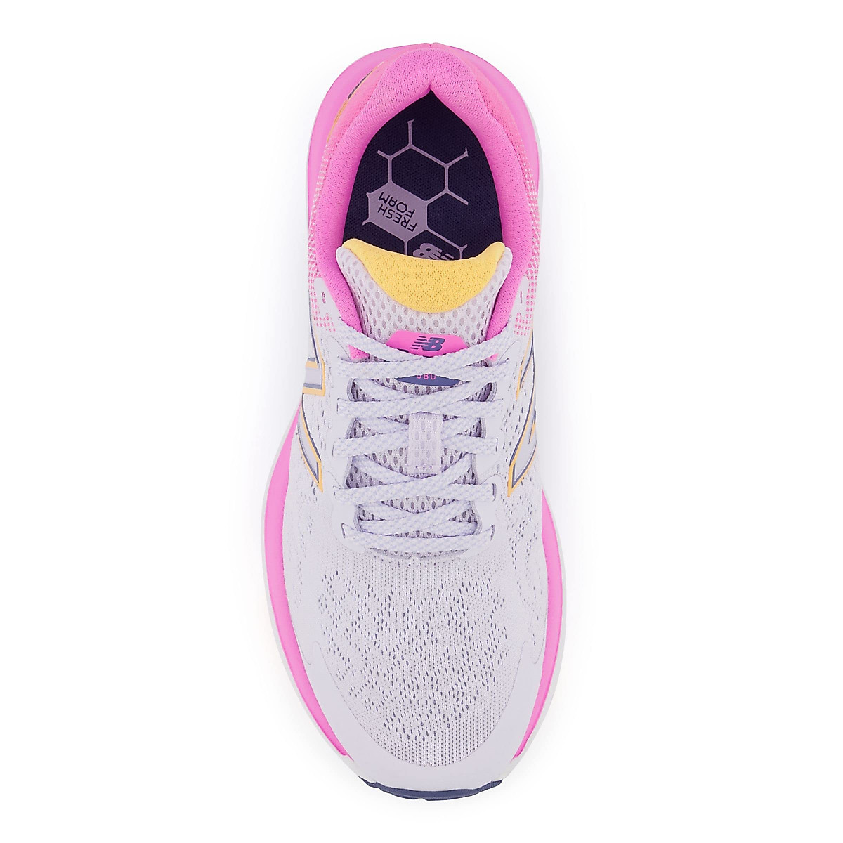 New Balance Women's Fresh Foam 680 V7 Running Shoe, Libra/Vibrant Pink/Night Sky, 8