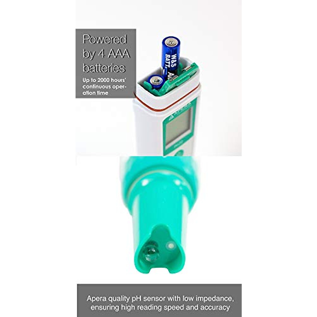 APERA INSTRUMENTS AI209 Value Series PH20 Waterproof pH Tester Kit, ±0.1 pH Accuracy