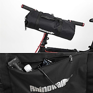 HUNTVP Bike Travel Bag 26 inch Folding Bike Bag Case Box Thick Bicycle Folding Carry Bag Pouch,Bike Transport Case for Air Travel