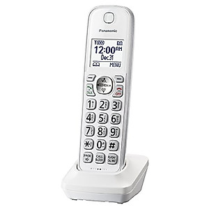 PANASONIC Additional Cordless Phone Handset for use with KX-TGD53x Series Cordless Phone Systems - KX-TGDA50W1 (White)