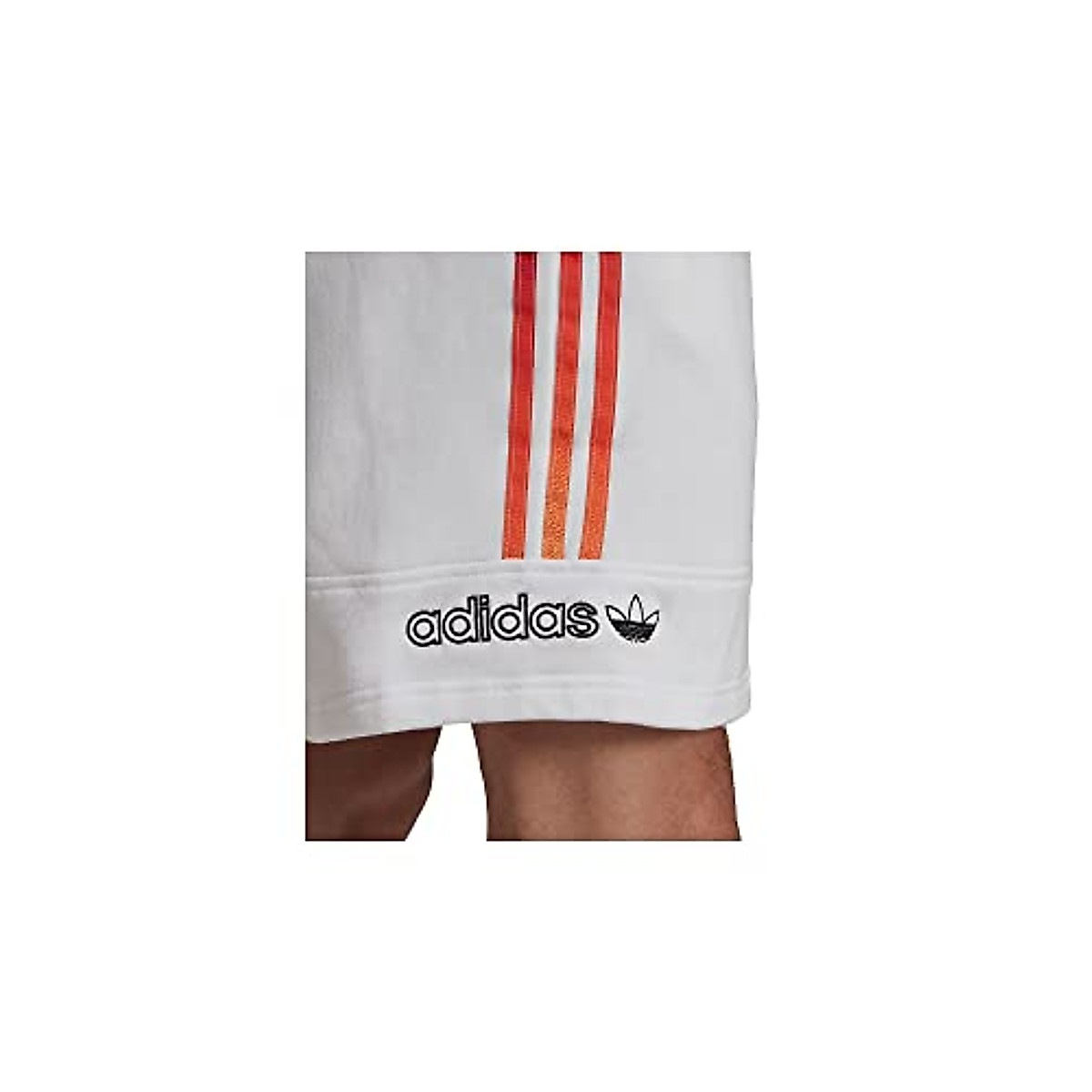 adidas Originals Men's Sport Foundation SweatShorts, White, Small