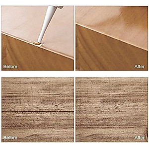 SEISSO Furniture Repair Kit, Wood Markers for Scratches, 12 Colors Furniture Touch-up Markers and Wood Fillers, New Upgrade Wood Repair Kit - Restore Wooden Table, Cabinet, Floors, Door
