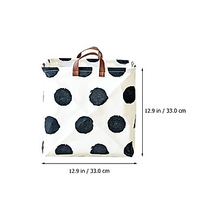 iplusmile Square Storage Box Basket, Canvas Fabric Toy Collapsible Storage Organizer Bin, Waterproof Storage Box, Laundry Basket for Kid Rooms, Playroom, Shelves, Toy Basket, Gift Basket